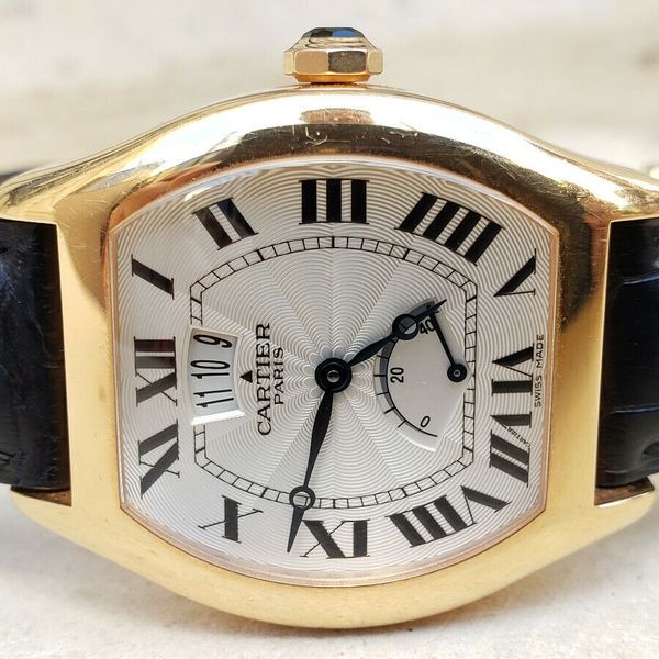 CARTIER 2689G PRIVEE TORTUE POWER RESERVE LIMITED EDITION 18K GOLD MENS ...