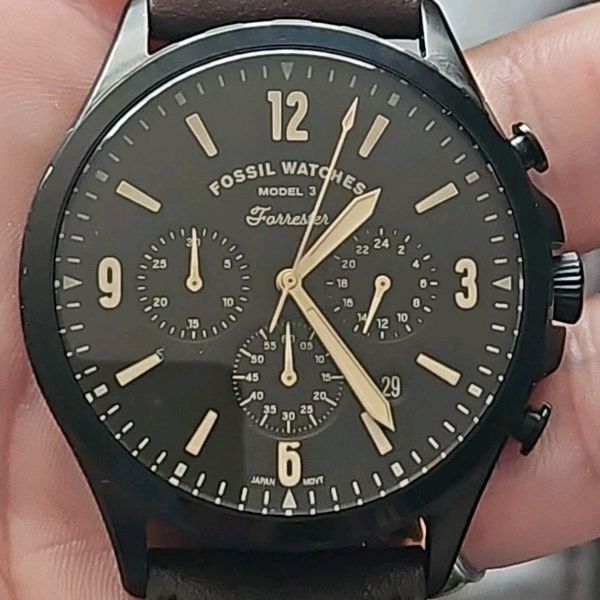 Mens Genuine Fossil Forrester Model 3 Chronograph Watch | WatchCharts ...