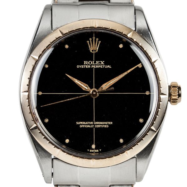 FS: 1966 Rolex Two Tone Oyster Perpetual 1008 With Gilt Zephyr Dial and ...