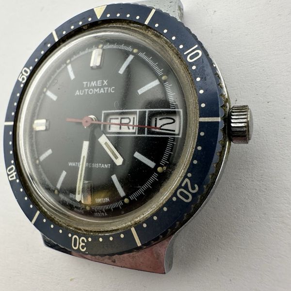 Vintage 1978 Menâ s Timex Automatic Dive Watch 47970-10978 - For Repair ...