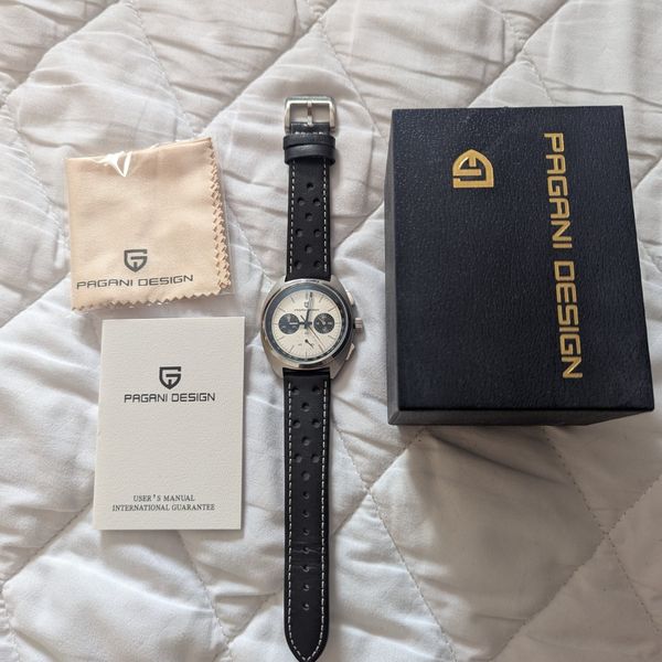 Pagani Design Chronograph Watch Panda Dial Sapphire Crystal ...