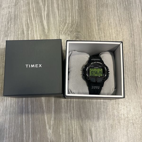 Timex Ironman Triathlon 42mm Digital Watch - Black - Brand New ...