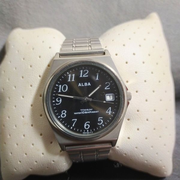 SEIKO Watch ALBA Quartz Titanium Sporty Waterproof (10 ATM) VX42-0AE0 ...