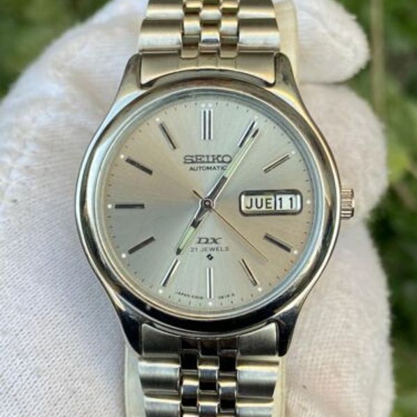 Vintage Seiko 5 Automatic Mens DX Watch 6309 Day/Date | WatchCharts Marketplace