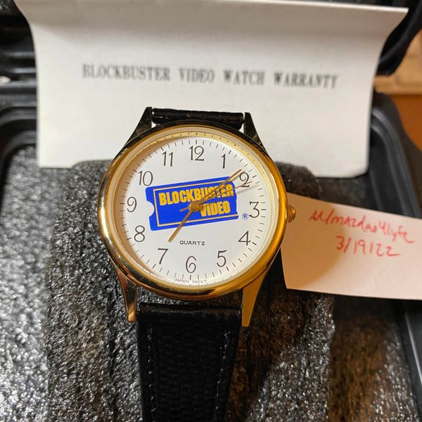 [WTS] Blockbuster Video Men’s Dress Novelty Watch Throwback ...