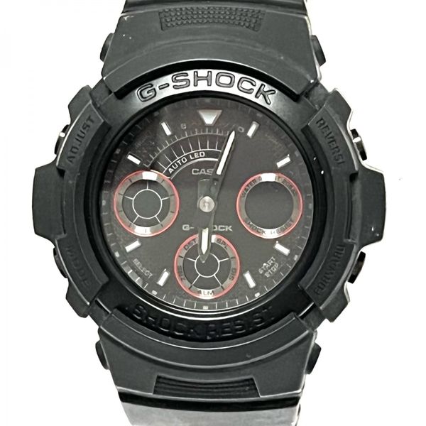 [New] [Used] CASIO G-SHOCK watch matte black red eye black ...