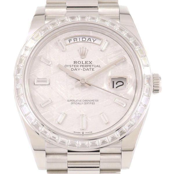 Rolex 228396TBR day-date PT automatic [pre-owned] | WatchCharts