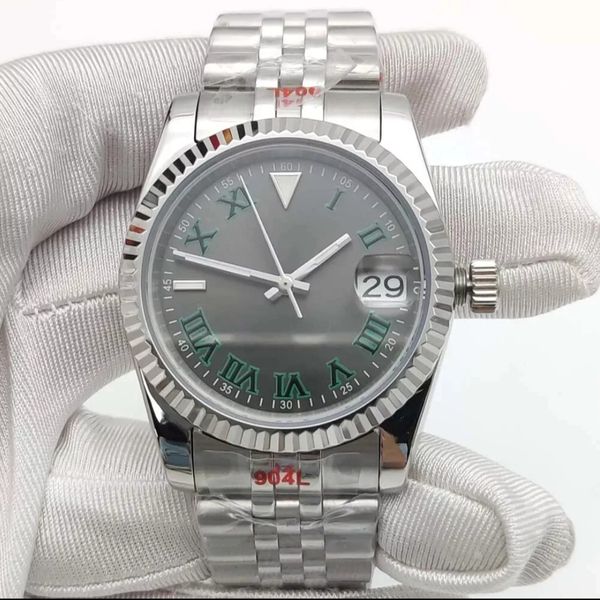 Men's Wimbledon Seiko Mod Watch Sterile Dial 40mm NH35 Auto S/Steel ...