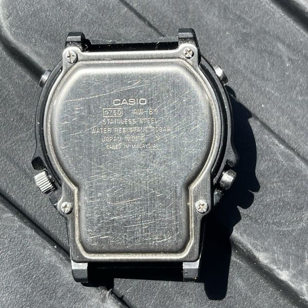 Casio Men's Quartz Ana/digi Watch AW-61 As Is ï¿¼ digital screen ...