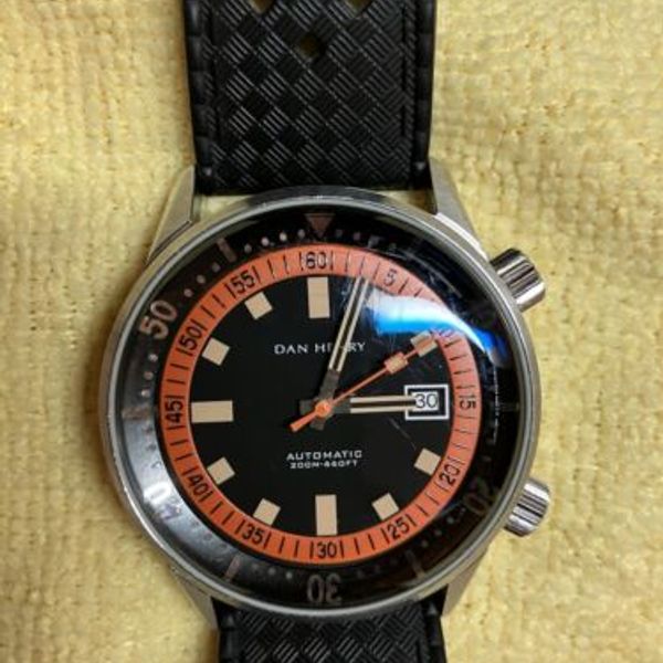Dan Henry 1970 Automatic Diver Compressor Style Watch | WatchCharts ...