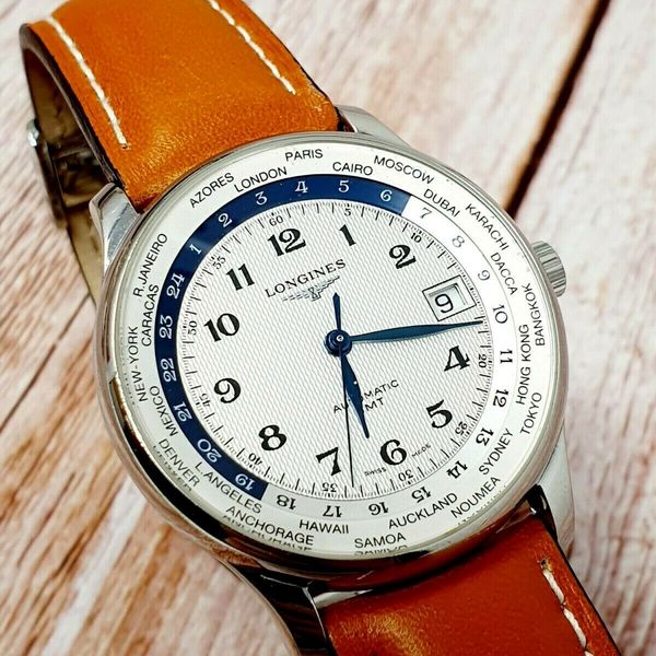 Longines Master Collection Automatic GMT World Timer L2.631.4 - 38.5mm ...