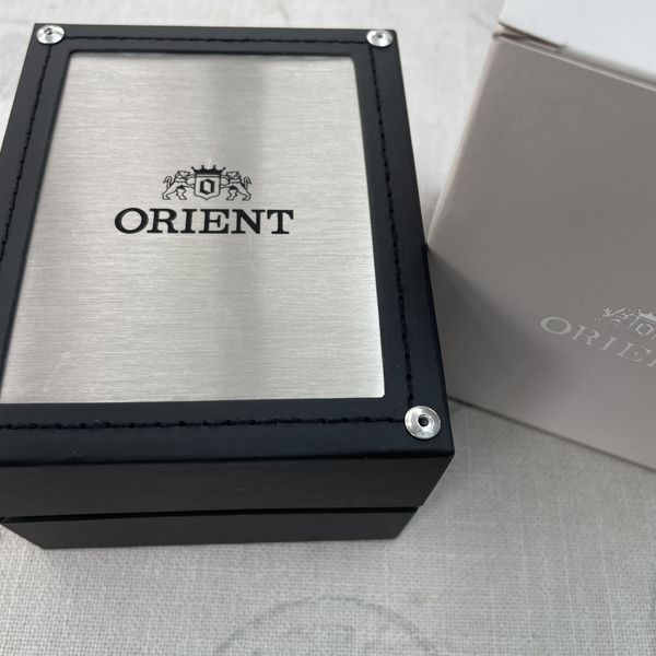 Orient Ray Automatic Watch. Orange Dial, stainless steel, excellent ...