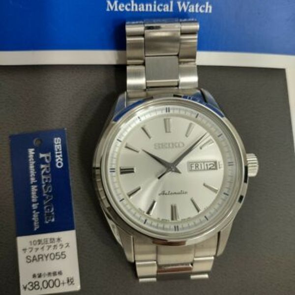 Seiko Presage Silver Men's Watch - SARY055 | WatchCharts Marketplace