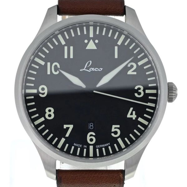 Laco Flieger Type A Black Dial Watch Full Kit | WatchCharts Marketplace
