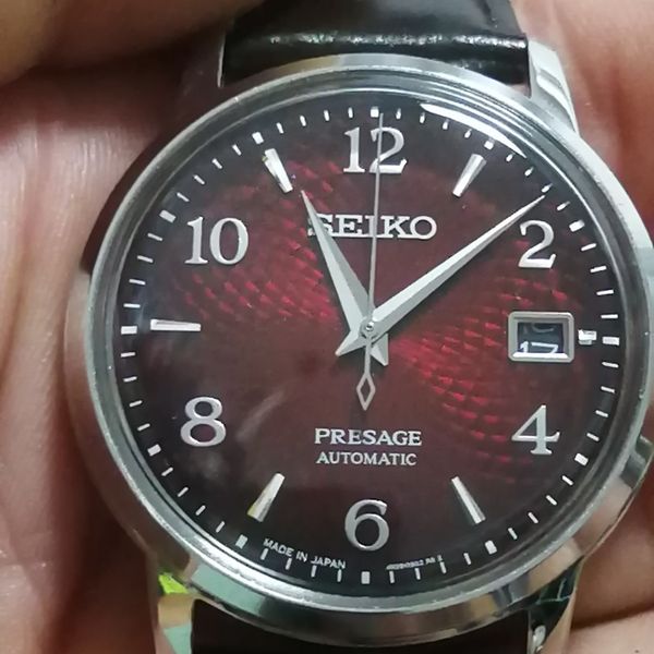 Authentic Made in Japan Seiko Presage Cocktail Negroni Burgundy ...