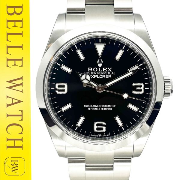 Brand New Rolex 224270 Explorer Black Index Arabic Dial Smooth Bezel ...