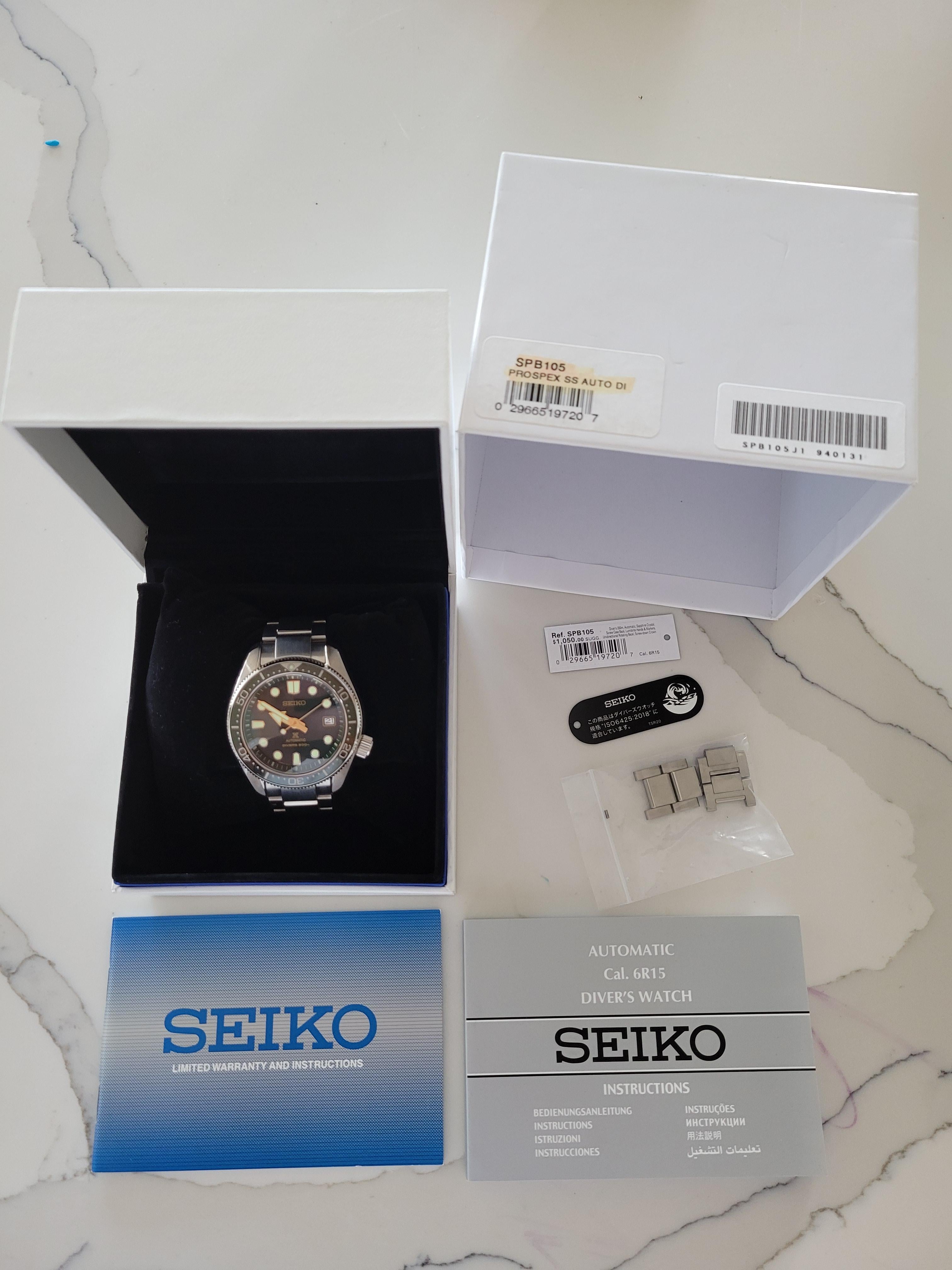 [WTS] Seiko SPB105 MM200 Gilt Dial - LNIB - Full Kit | WatchCharts ...