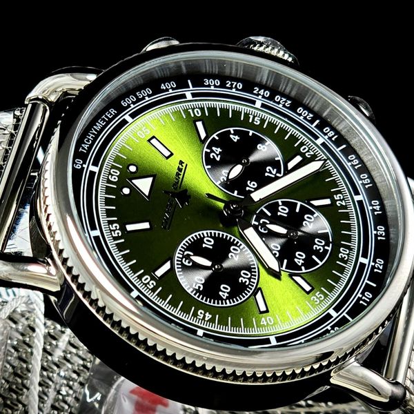 INVICTA/CHASE DURER CDW-0151 FLIGHT Commander Japanese CHRONO SAPPHIRE ...