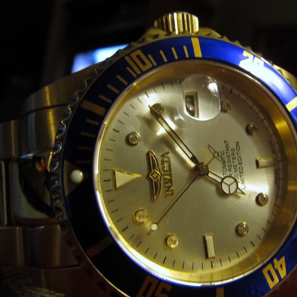FS- Invicta Swiss Made Pro Diver LE #590/1200 w/Diamond Hour Markers ...