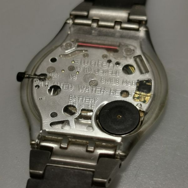 2000 Swatch SFK116 PURE BLACK Watch | Vintage Black Swatch Skin ...
