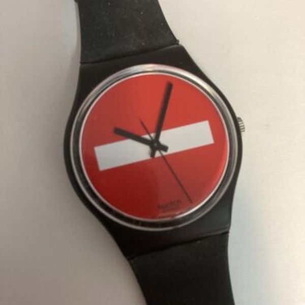 Swatch Watch 636 Swiss Made AG 1995 5755 New Battery Runs **FREE ...
