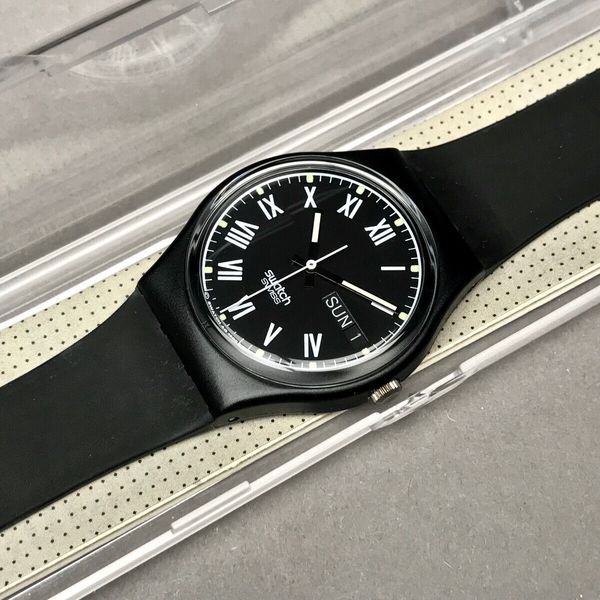 SWATCH WATCH ** GB722 - NERO - GENT 1991 ** NEW! | WatchCharts Marketplace