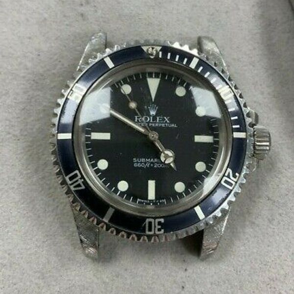 Rolex Vintage Submariner "No Date" Men's Watch 5513 Selling As-Is ...