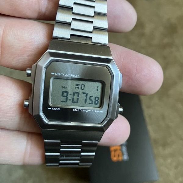 WTS: SKXMOD Casio A168 - all-stainless digital, 10 bar WR, sapphire ...