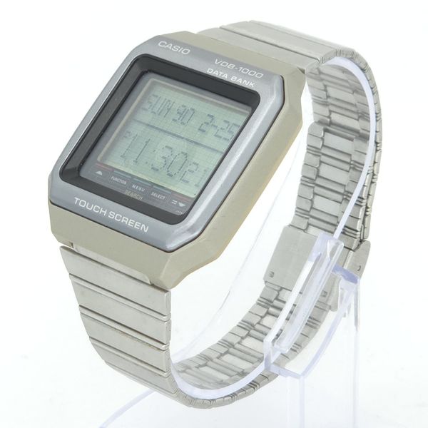 CASIO VDB-1000 DATA BANK TOUCH SCREEN VINTAGE DIGITAL WATCH 1991 ...