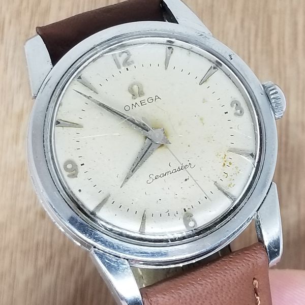 FS: VINTAGE OMEGA SEAMASTER cal.420 MEN'S WATCH c. 1956 GOOD RUNNING ...