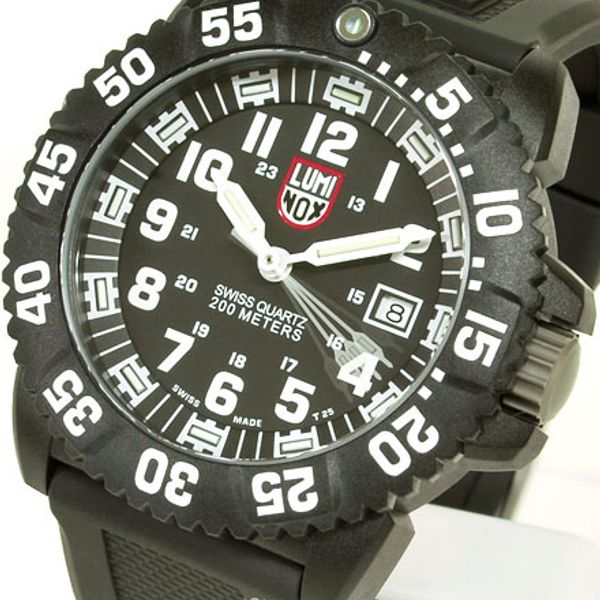 Luminox LUMINOX watch men's NAVY SEALS color mark T25 notation 3051 ...