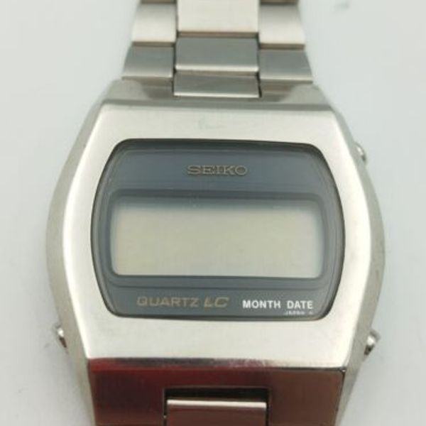 Vintage 1970s Seiko Quartz LC 0439-4009 LCD Digital Watch | WatchCharts ...