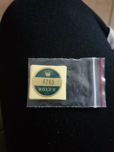 B) 6265 Rolex Vintage Daytona Sticker Aufkleber Etiqueta Adhesivo ...