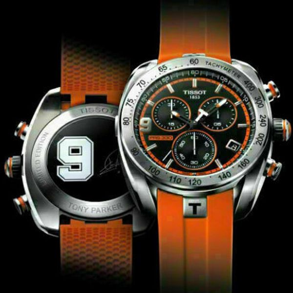 Tissot PRS 330 Tony Parker Limited Edition Men's sports watch ( Orange ...