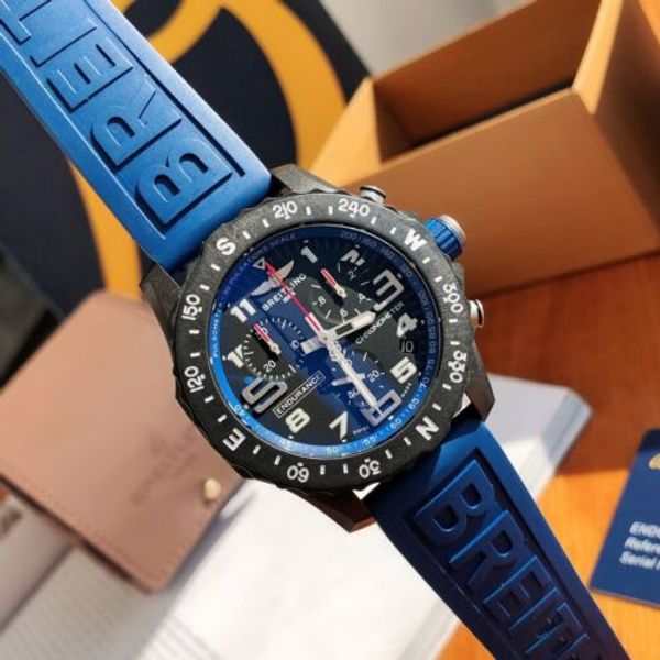 Breitling All Carbon Fiber Bi directional Rotating bezel Chronograph ...