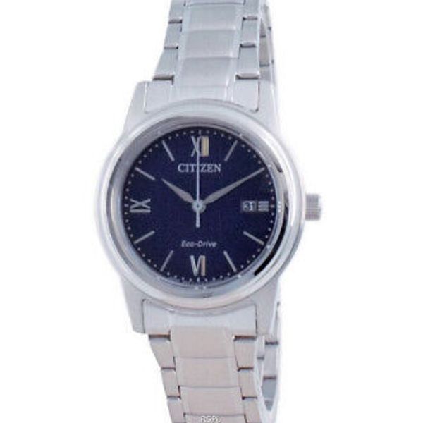 Citizen Classic Blue Dial Stainless Steel Eco-Drive FE1220-89L 100M ...