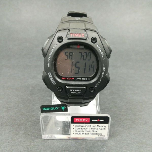 Timex T5K822, Men's Ironman Classic 30 Full-Size Watch, Black Resin Strap | WatchCharts Marketplace