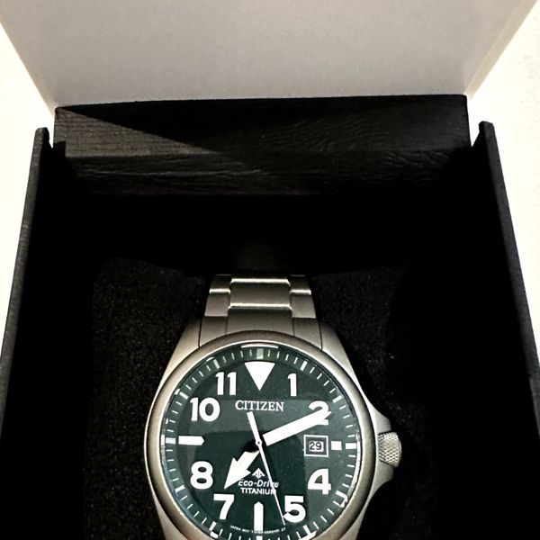Citizen Promaster Tough Eco-Drive Watch Super Titanium Green Dial ...