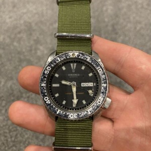 Seiko 6039 Dive Watch, Serviced, NATO Strap, Screw Down Crown, Vintage ...