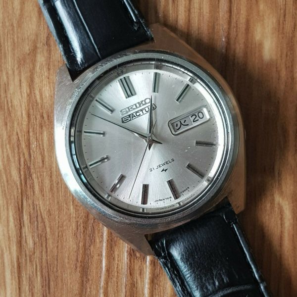 Vintage Seiko 5 Actus 7019-7060 JDM Kanji Quickset Date Mens Auto Japan Watch | WatchCharts ...