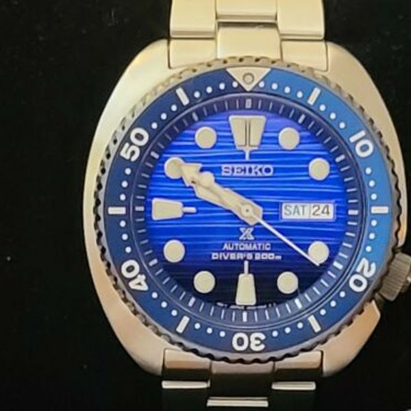 Seiko Prospex Blue (Save The Ocean Turtle) SRPC91 | WatchCharts Marketplace