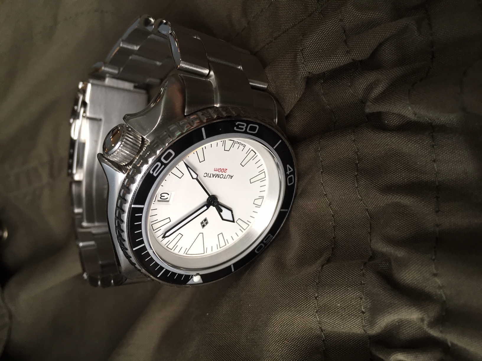 Mod Seiko SKX007 "White Seamaster" style, Dagaz parts | WatchCharts