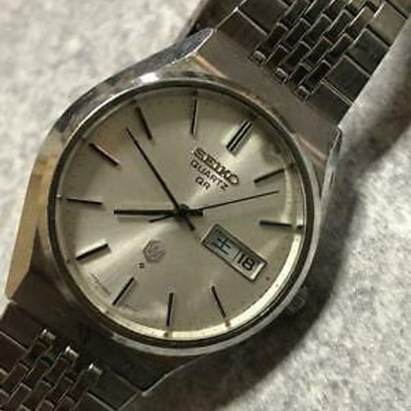 Seiko Old Quartz 3863-8020 QR watch 38 series caliber day date antique ...