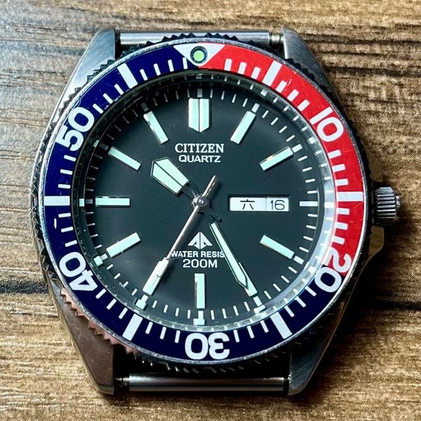 Citizen Promaster Pepsi, 5502-F50344, Quartz, Vintage, GREAT CONDITION ...