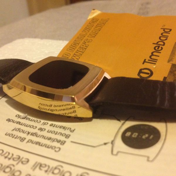 Vintage Timeband Fairchild Palo Alto Cali LED watch 1970's UNTESTED No ...