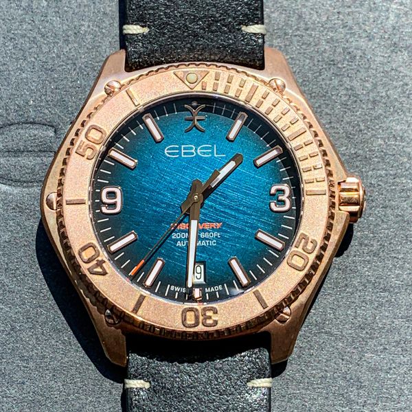 FS: Ebel Discovery BRONZE limited edition 1 of 250, gorgeous blue dial ...