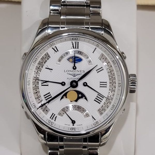 [$2300 USD] Longines Master Retrograde Moonphase | WatchCharts Marketplace