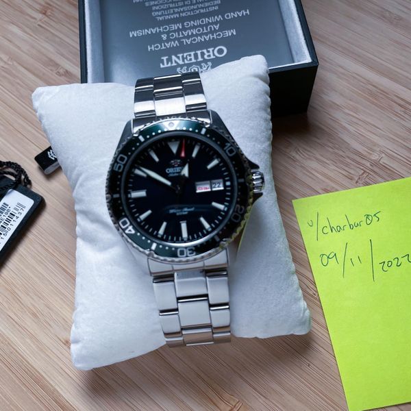 [WTS] Orient Green Kamasu | WatchCharts Marketplace