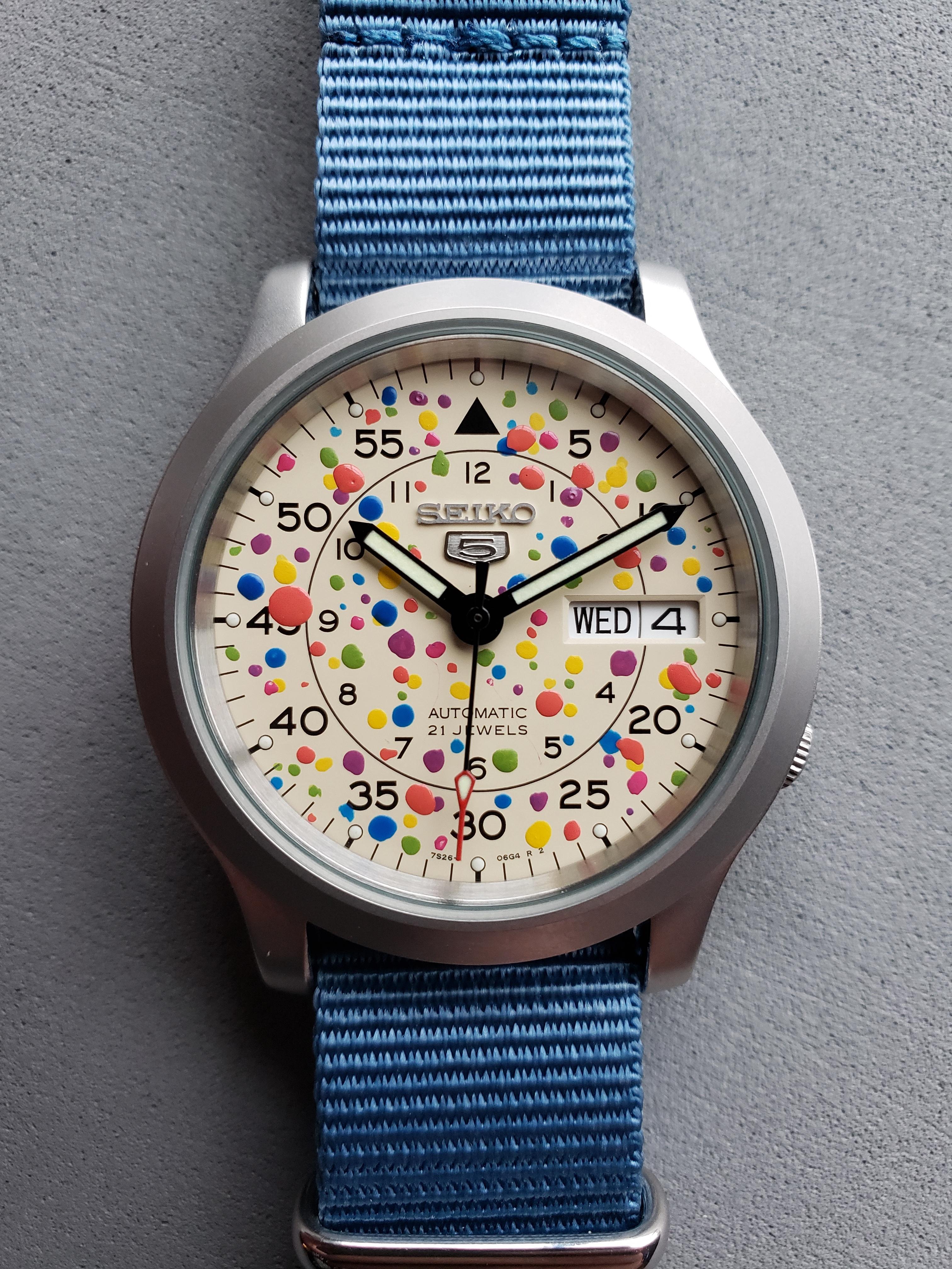 [WTS] Seiko SNK803 w/Hand Painted Dial & New Hands | WatchCharts