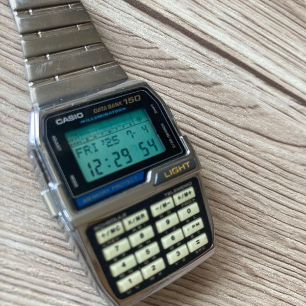 Auth CASIO Data Bank 150 DBC-1500 Digital Quartz Watch | WatchCharts ...